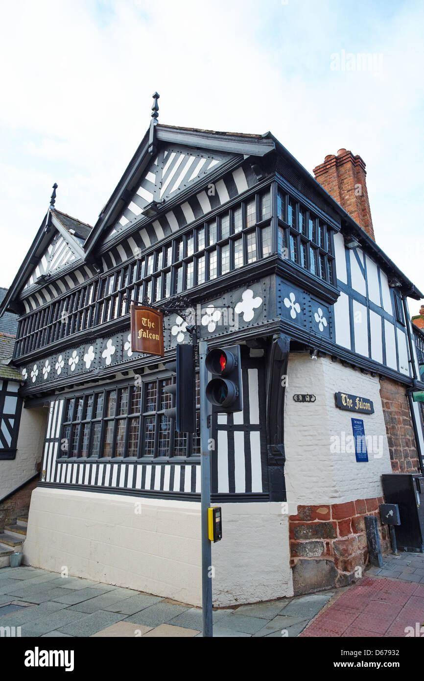 Falcon Inn Lower Bridge Street Chester Cheshire UK Stock Photo - Alamy