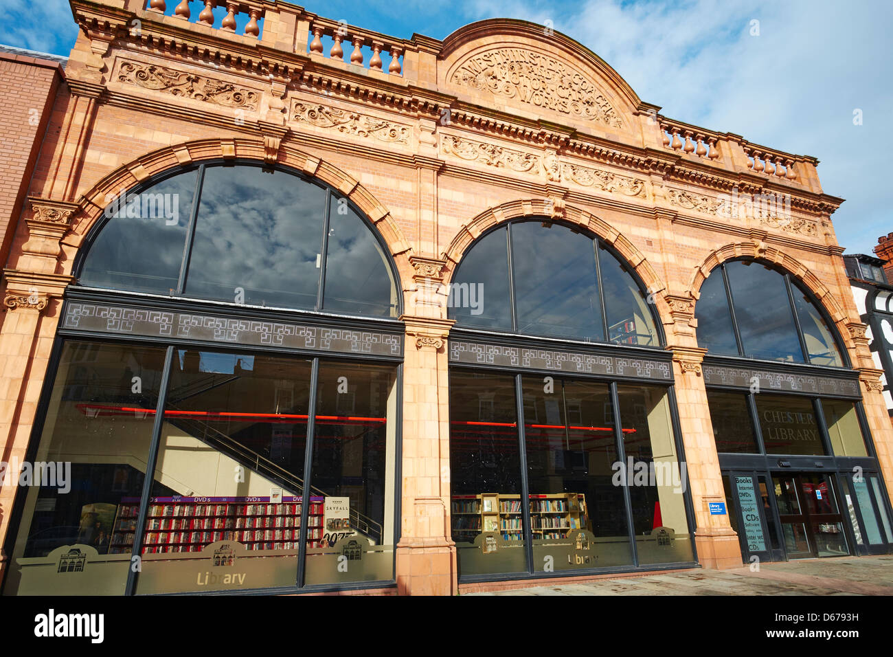 Chester Library Northgate Street Chester Cheshire UK Stock Photo - Alamy