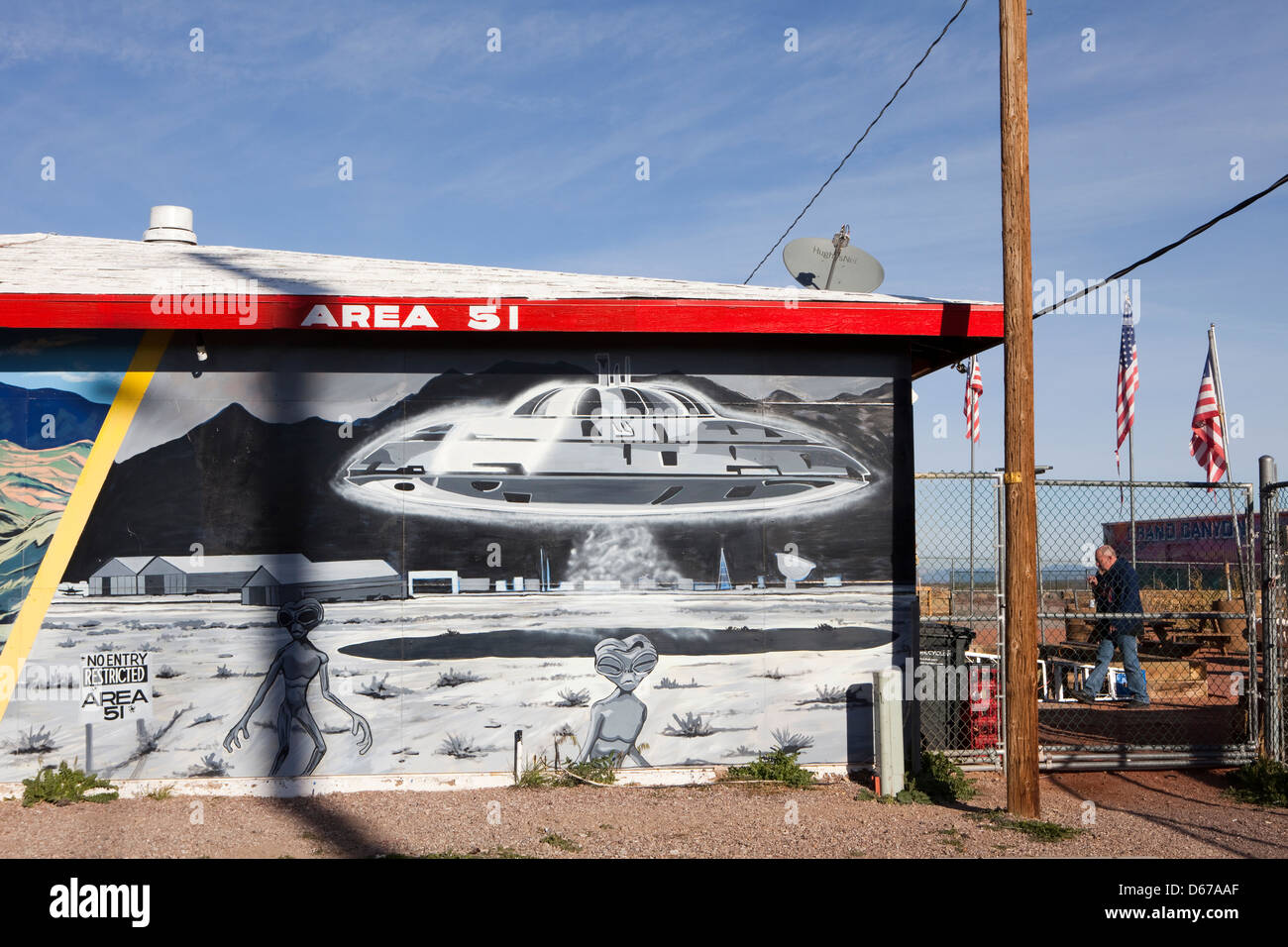 A view of the Last Stop Saloon in Arizona, USA Stock Photo - Alamy