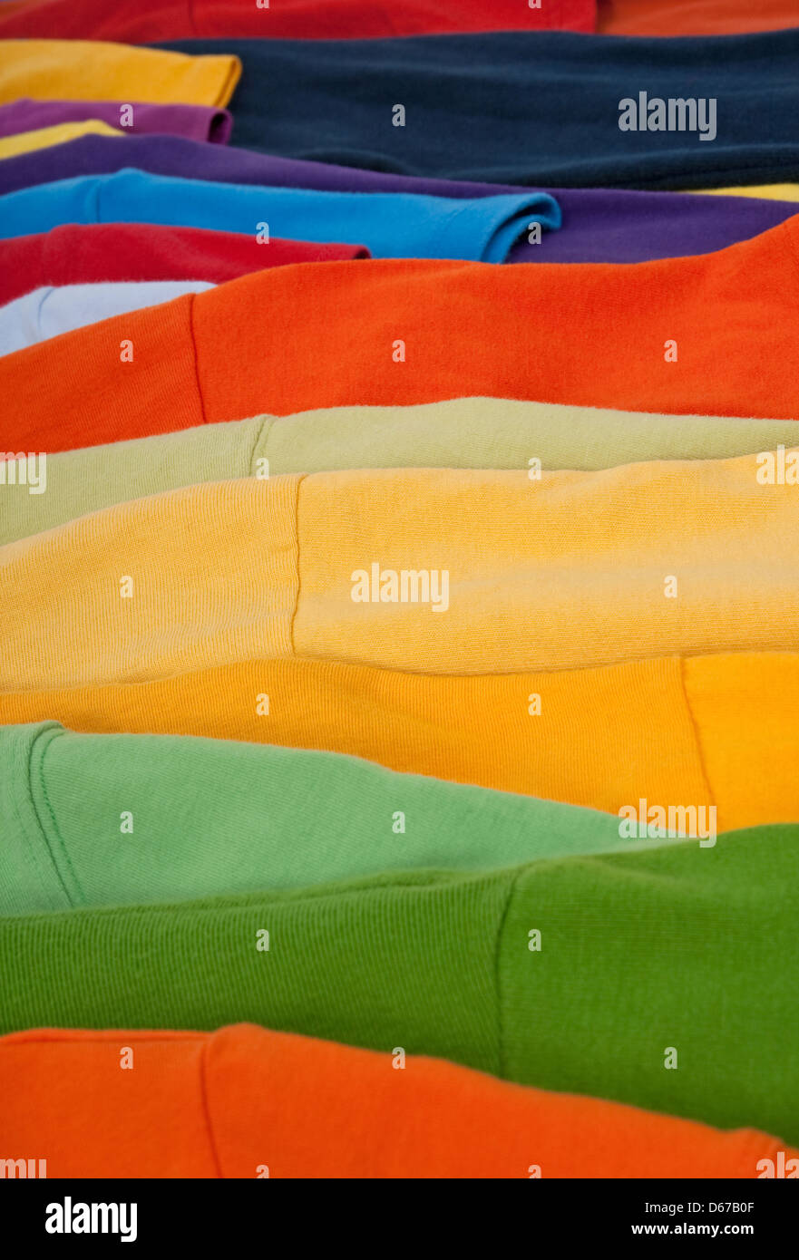 Clothing colourful bright mix hi-res stock photography and images - Alamy