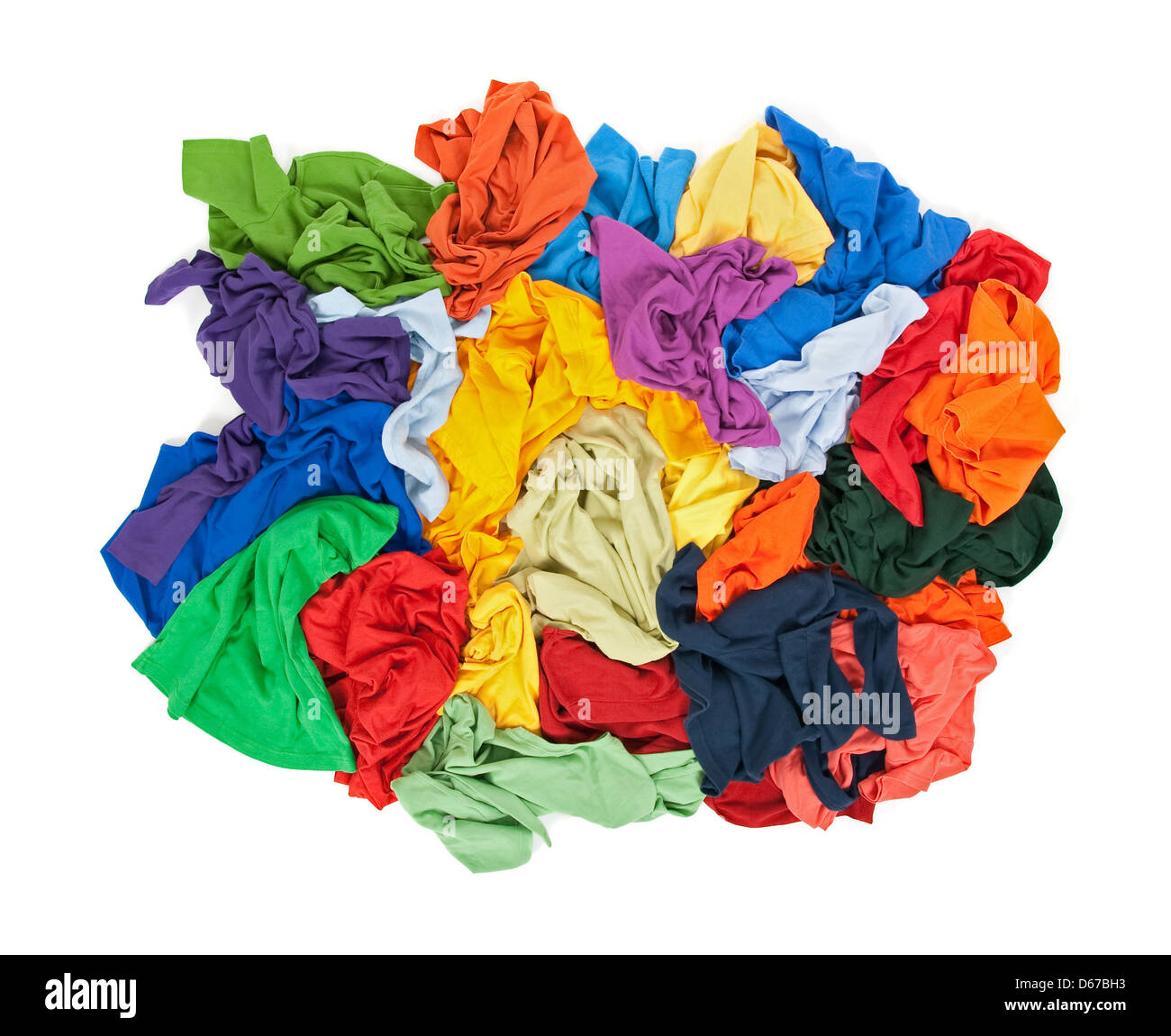 Textile mess Cut Out Stock Images & Pictures - Alamy