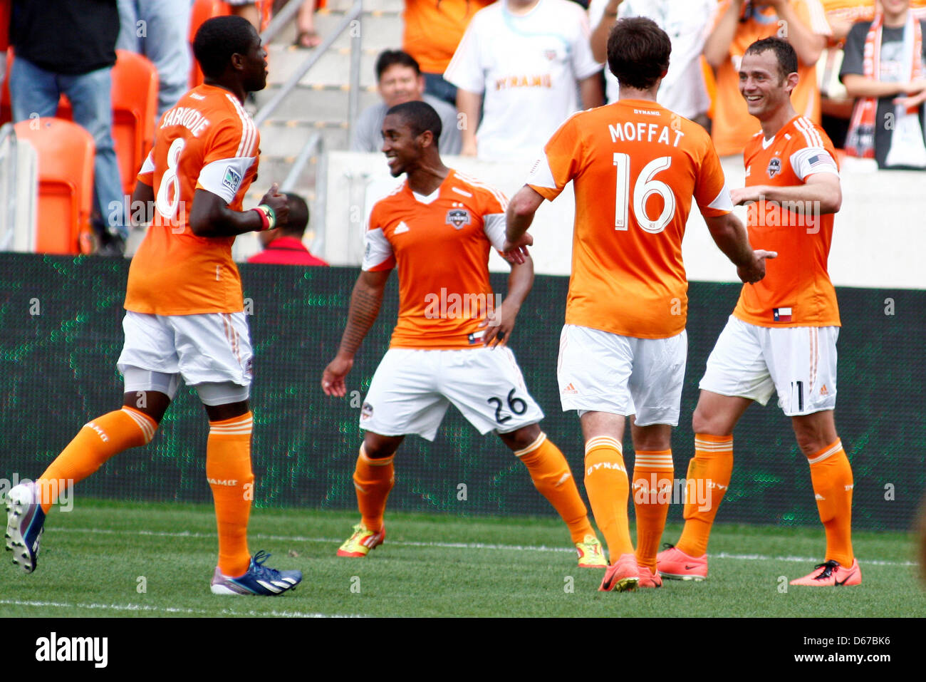 Houston dynamo celebrate hi-res stock photography and images - Alamy