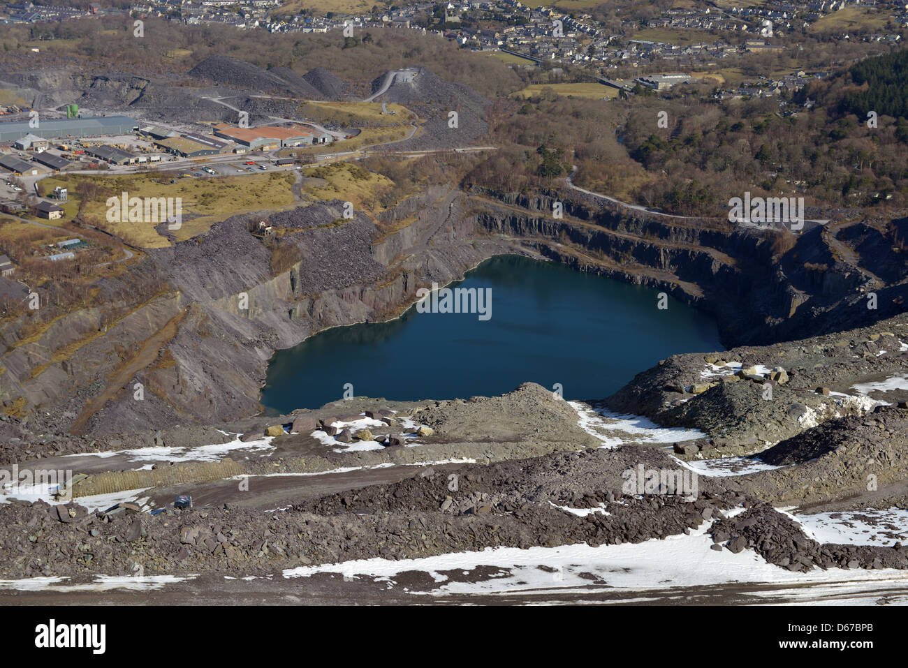 Zip World, Penrhyn Quarry, Bethesda, Bangor, Gwynedd, North Wales the ...