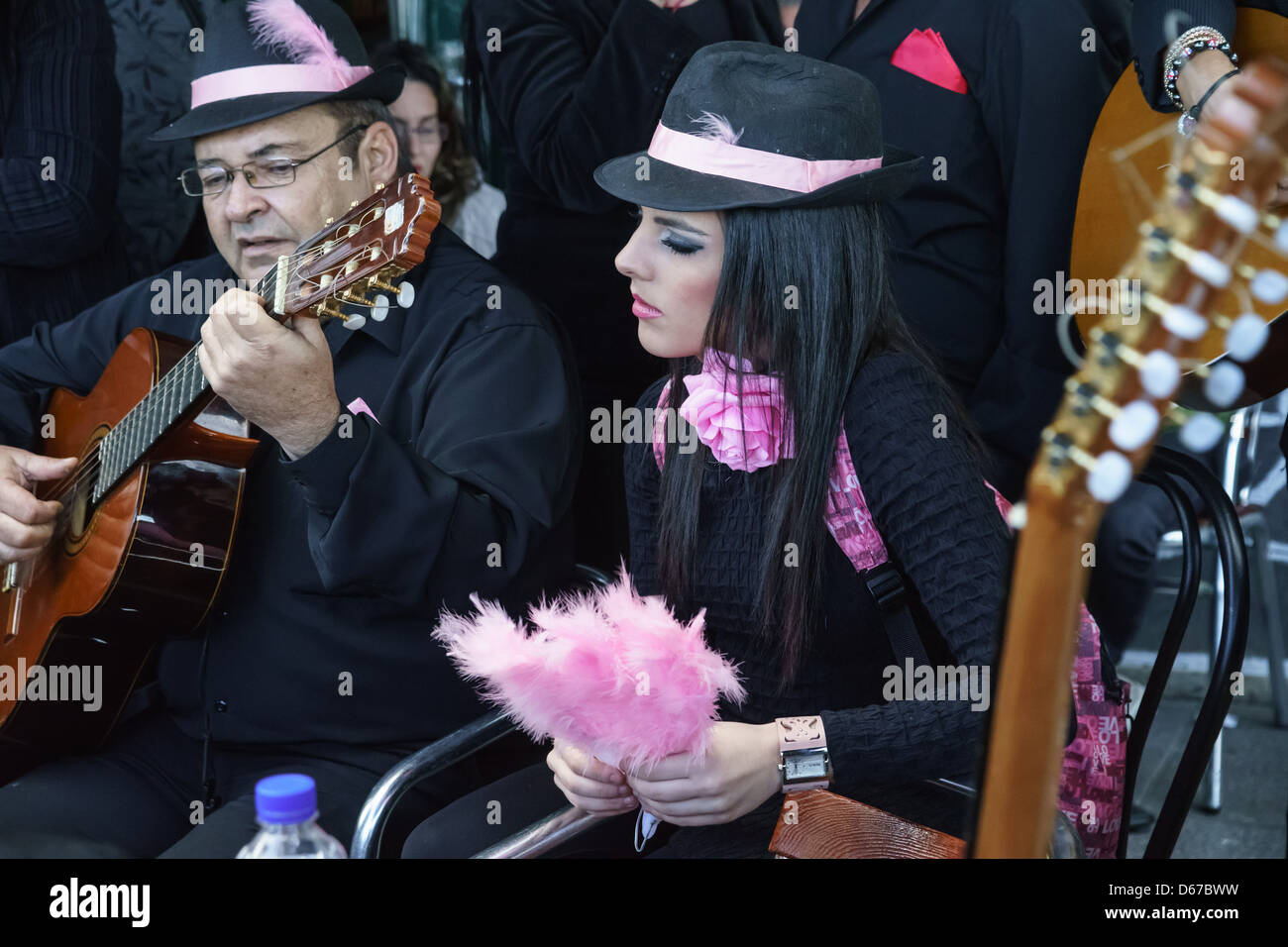 La Palma, Canary Islands - fiesta of Los Indianos, a local folk group ...