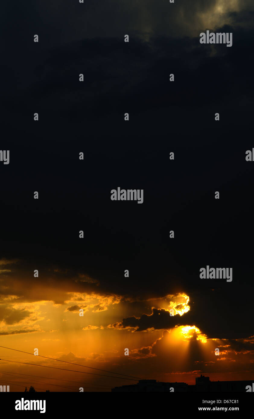 A sunset scene captured in Russia using a Nikon D5100 and a Helios 44-2 ...