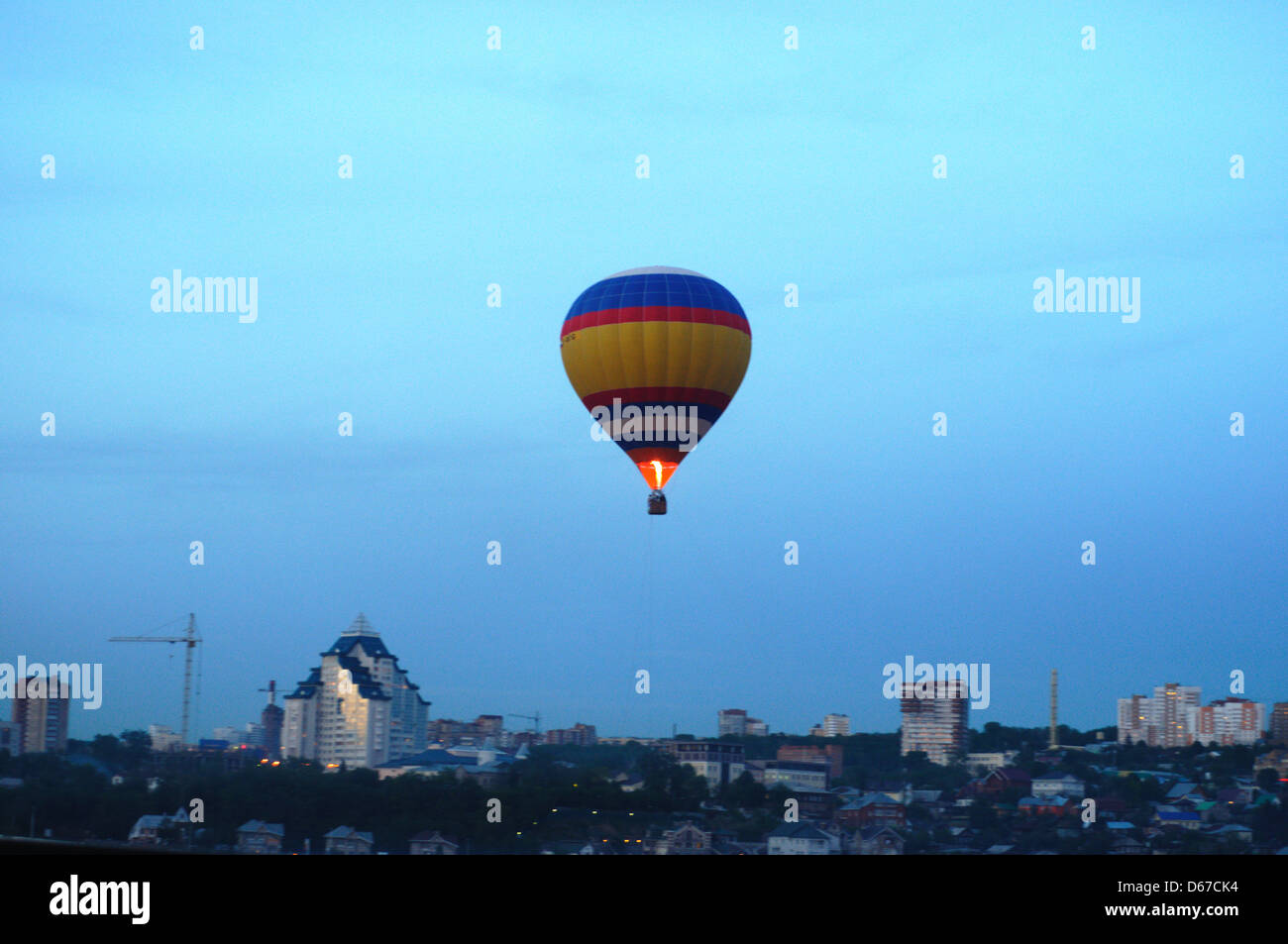 A photo of an aerostat in Russia, captured with a Nikon D5100 camera ...
