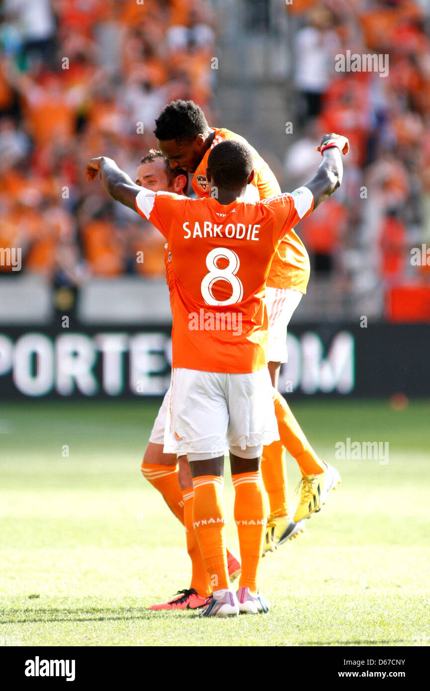Houston dynamo celebrate hi-res stock photography and images - Alamy