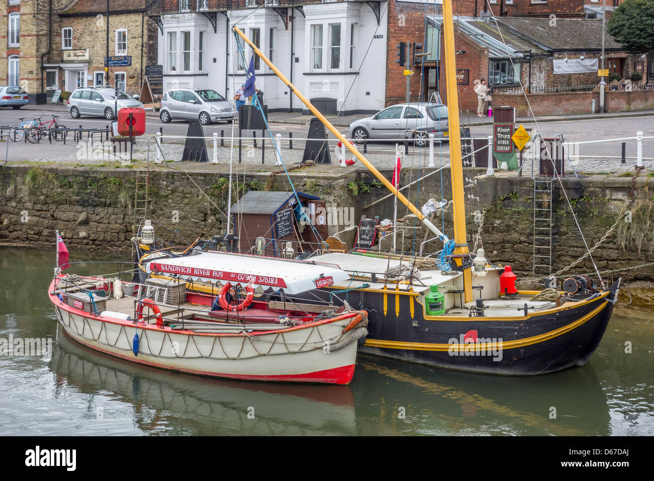 The Quay Sandwich Cinque Port Kent England Stock Photo - Alamy