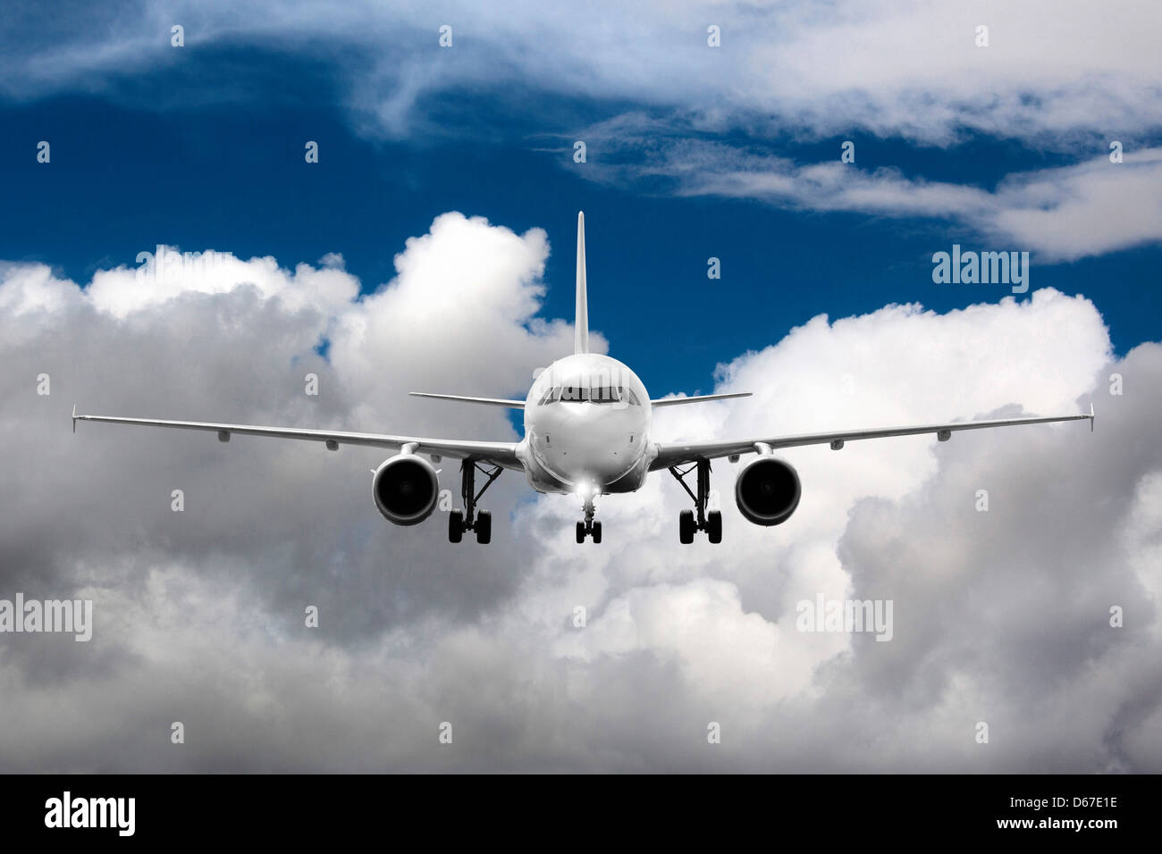 Airplane takeoff plane in airport Stock Photo - Alamy