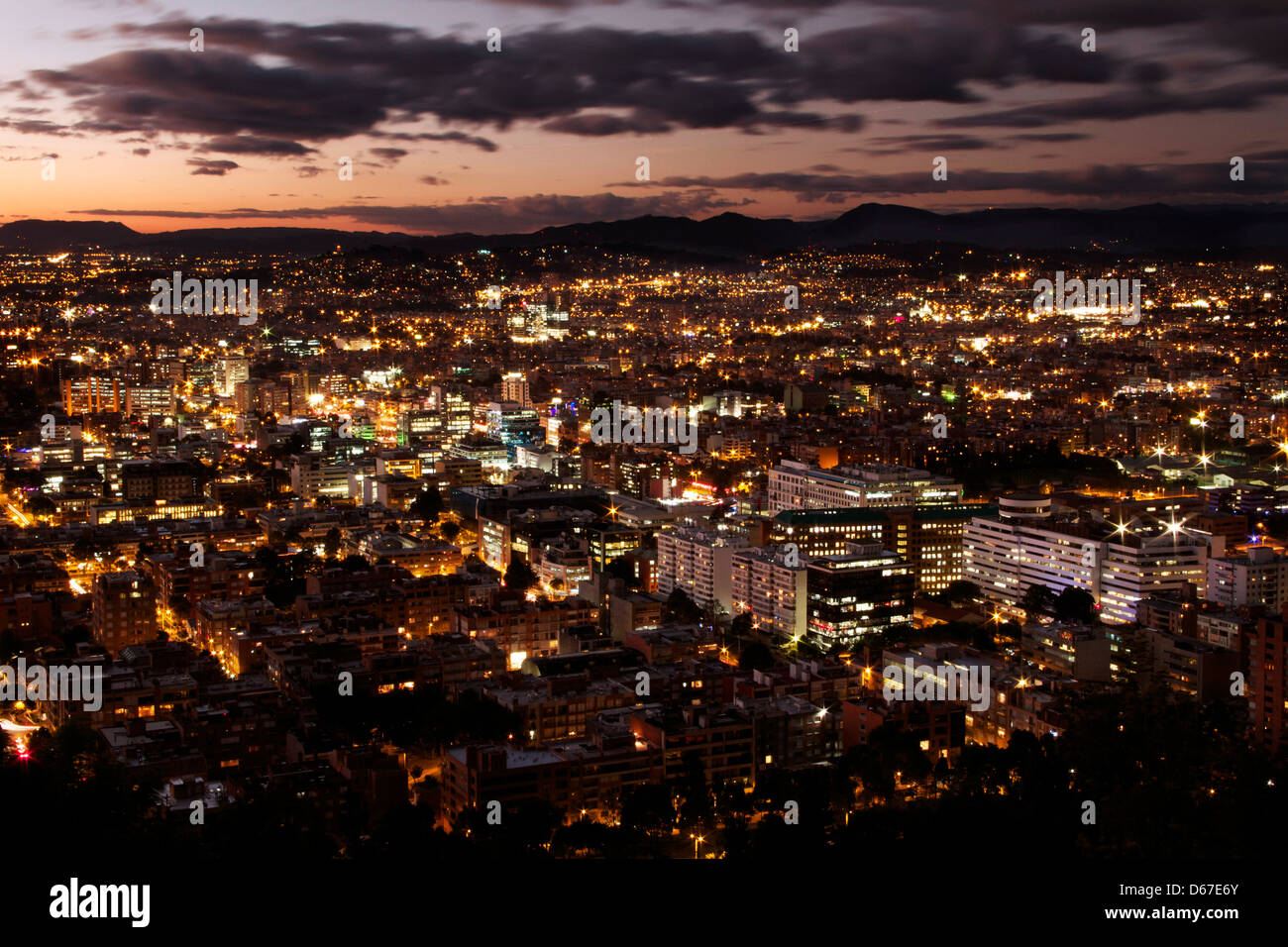 Sunset from the viewpoint Stock Photo - Alamy
