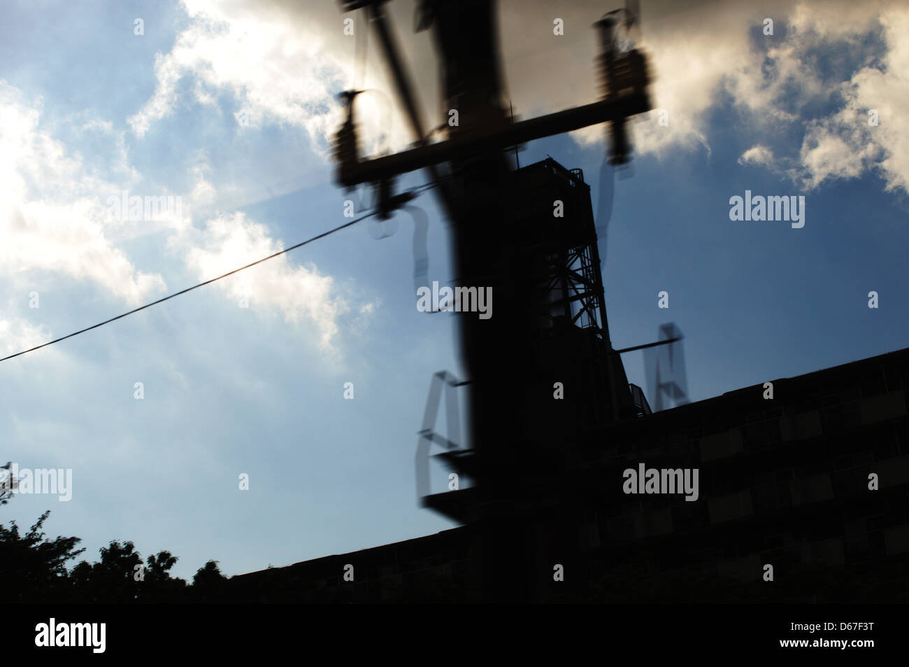 A shot of a Narita Express (NEX) train in Tokyo, part of Japan's ...