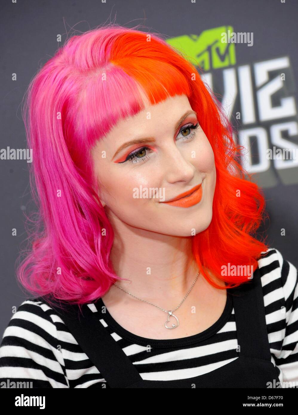 Hayley Williams at arrivals for MTV Movie Awards - ARRIVALS 2, Sony ...