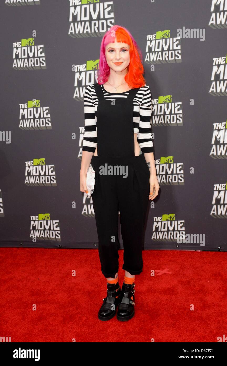 Hayley Williams at arrivals for MTV Movie Awards - ARRIVALS 2, Sony ...