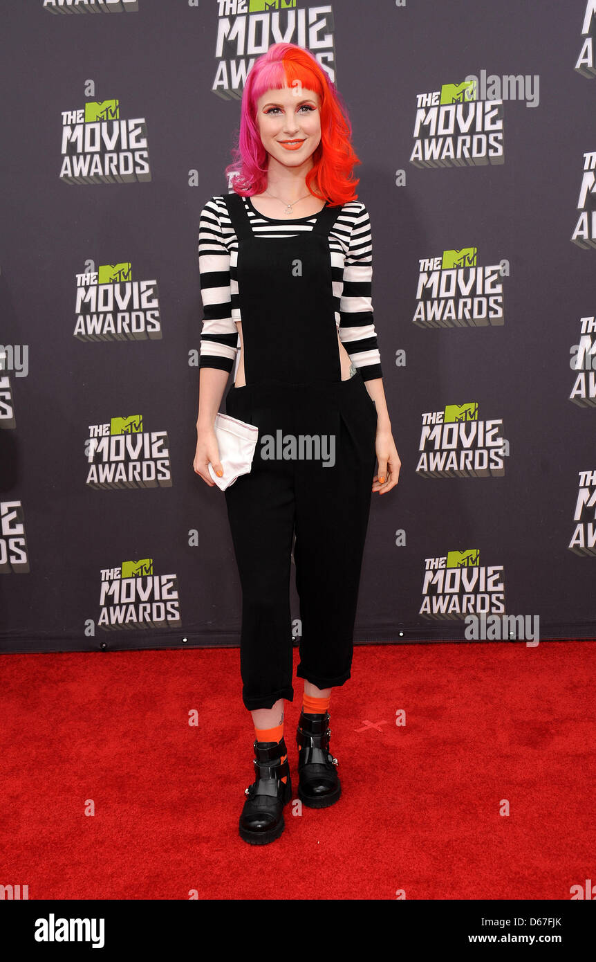 Culver City, California, U.S. April 14, 2013. Hayley Williams (Paramore ...