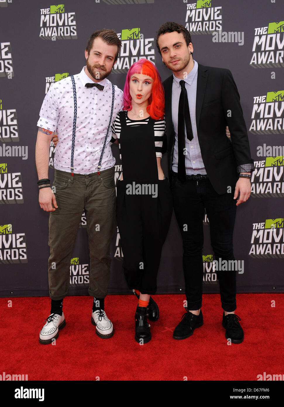 Culver City, California, U.S. April 14, 2013. Paramore arrives for the ...