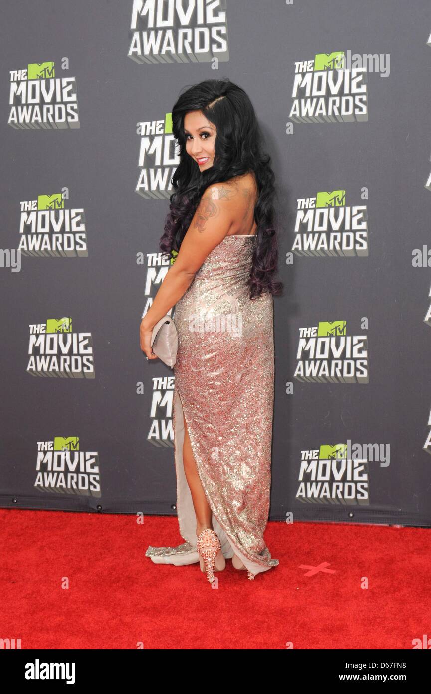 Nicole Polizzi at arrivals for MTV Movie Awards - ARRIVALS, Sony ...