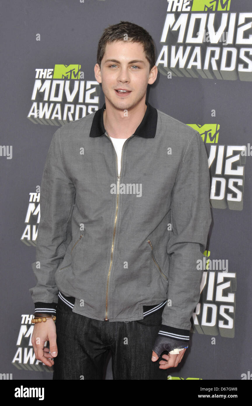 Los Angeles, California, U.S. April 14, 2013. Logan Lerman attending ...