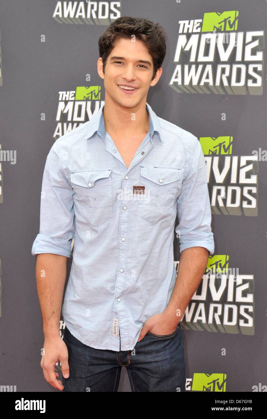 Tyler Posey at arrivals for MTV Movie Awards - ARRIVALS, Sony Studios ...