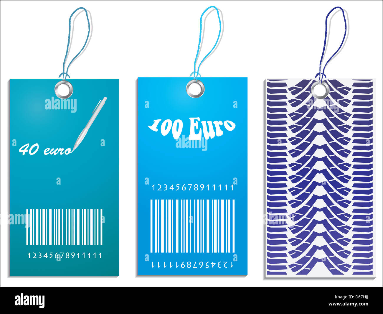 Set of Price tags Stock Photo - Alamy