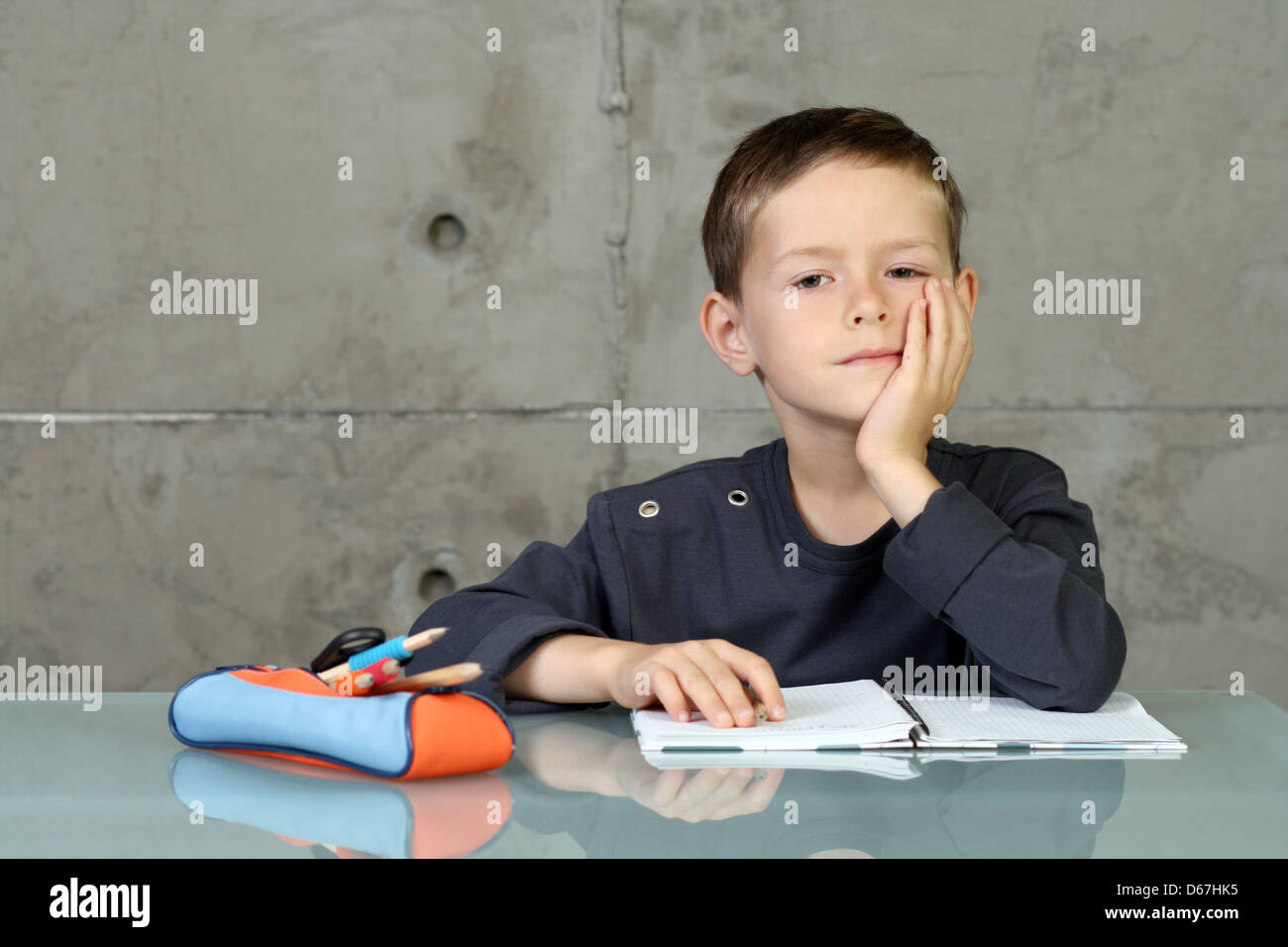 12 Year Old School Desk Writing High Resolution Stock Photography and ...