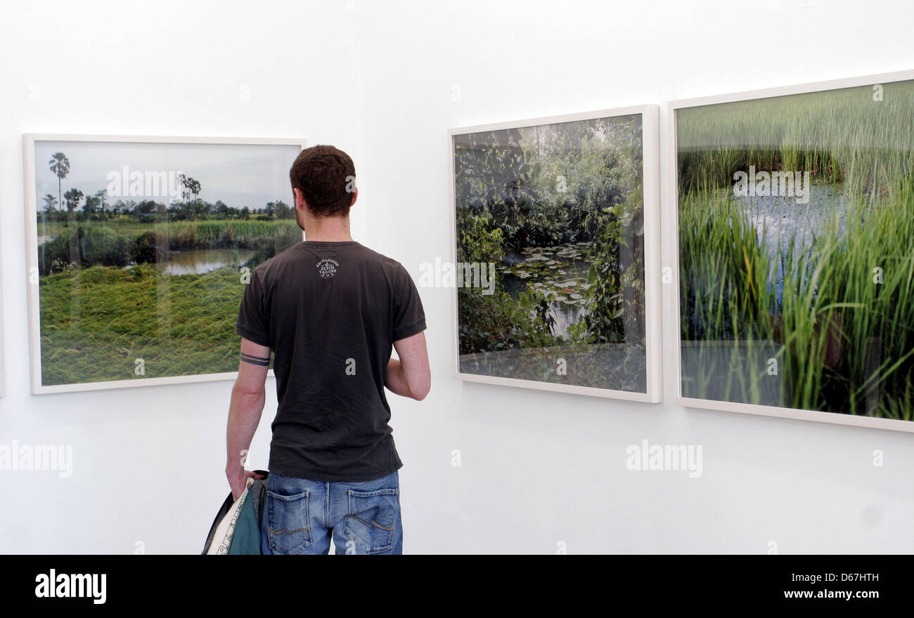 Pictures of the artist Vandy Rattana from Cambodia are pictured at the ...