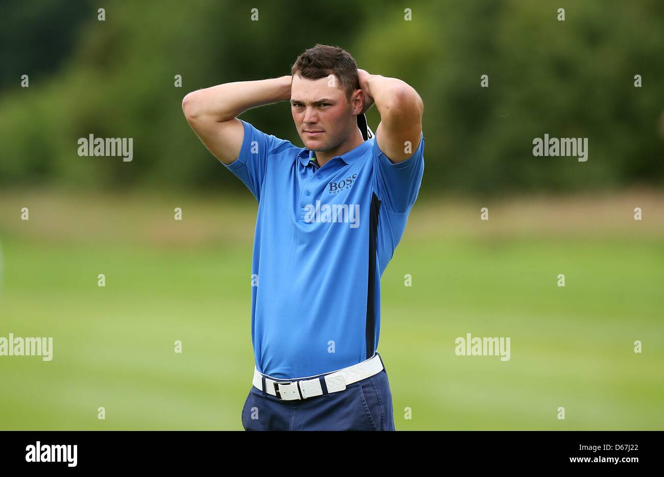 German golfer Martin Kaymer is focused during the International open at ...