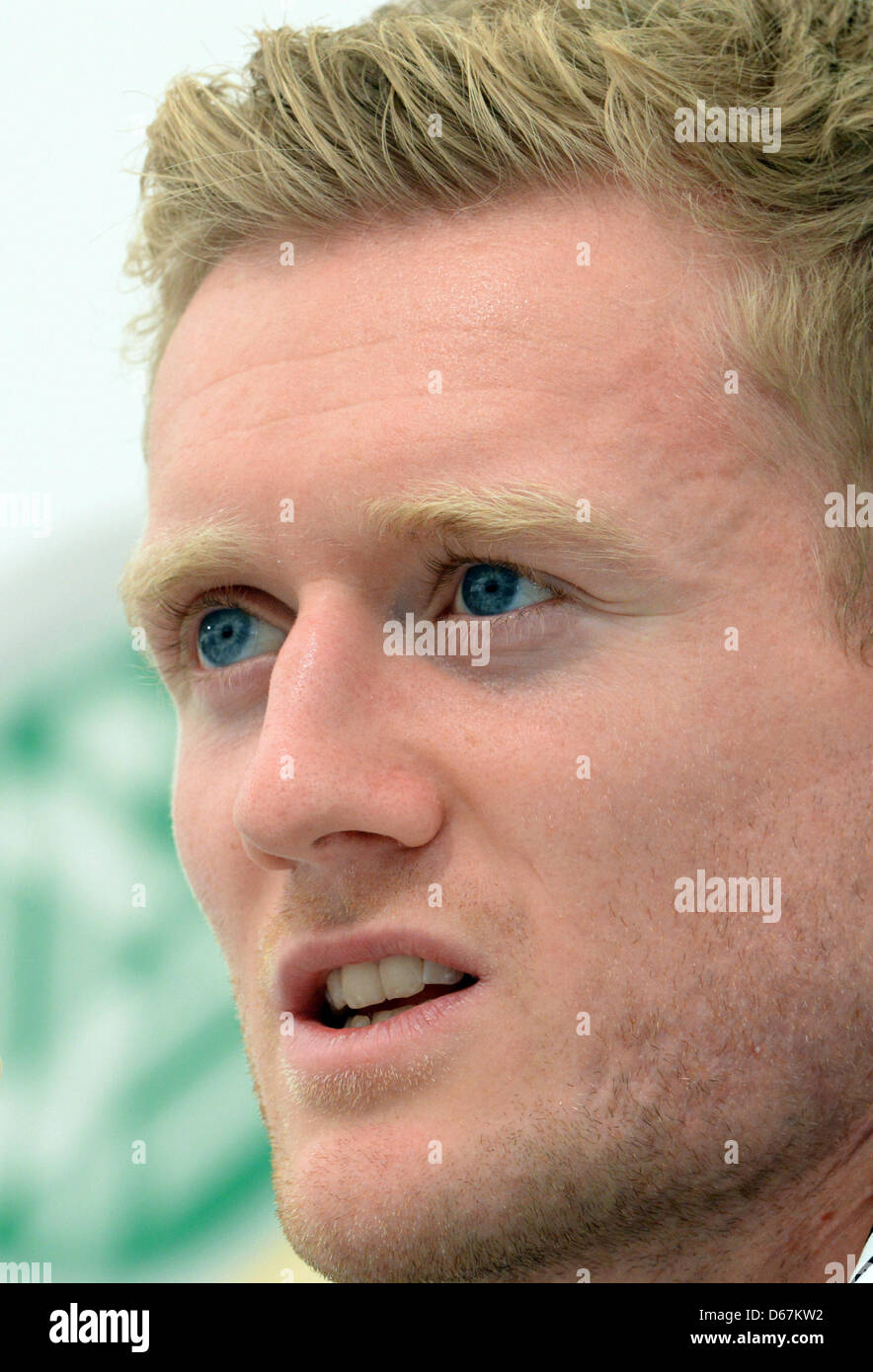 Germany's Andre Schuerrle attends a press conference of the German ...