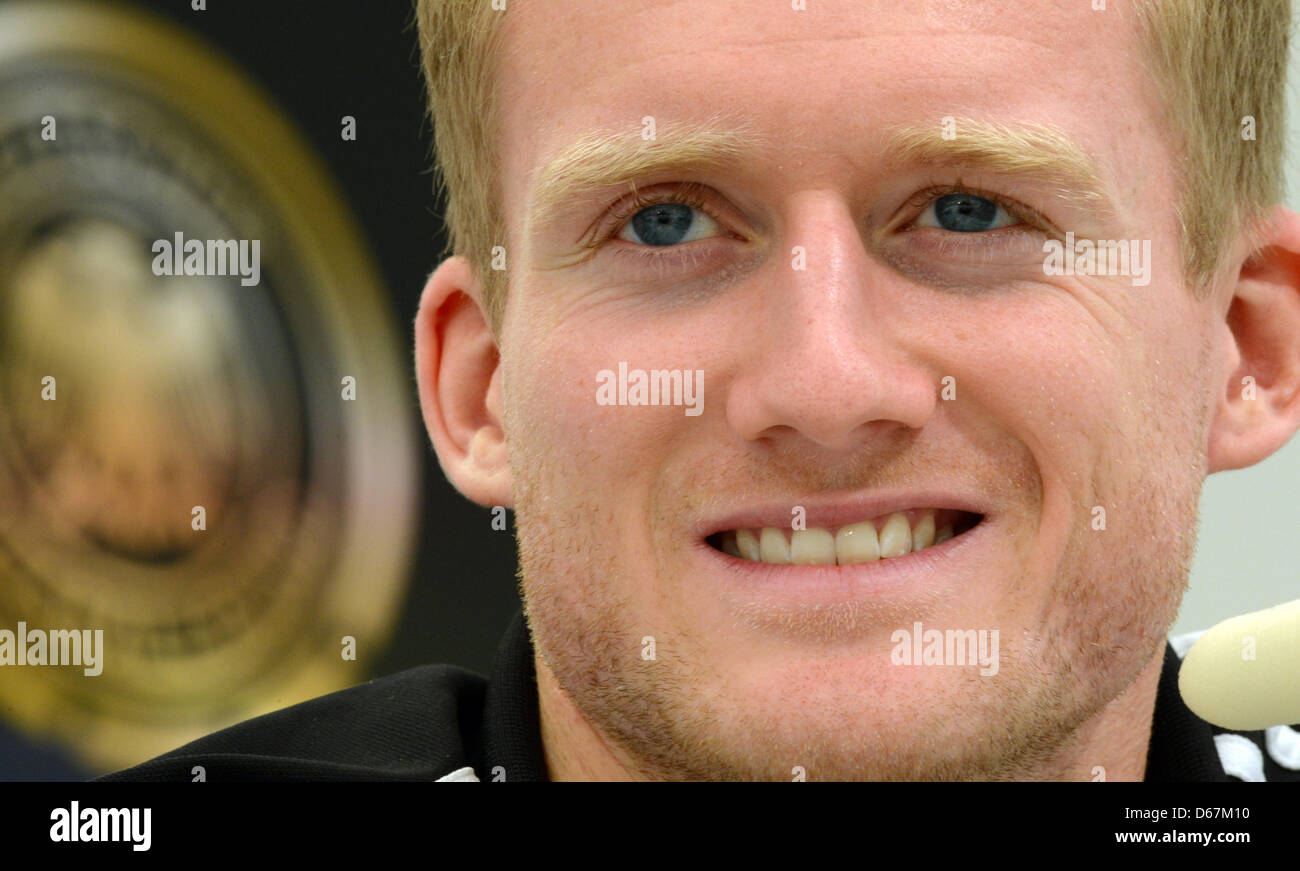 Germany's Andre Schuerrle during a press conference of the German ...