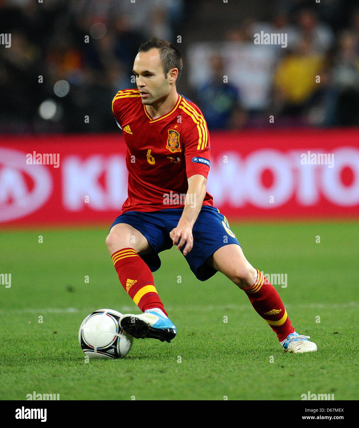 Uefa euro 2012 iniesta hi-res stock photography and images - Alamy