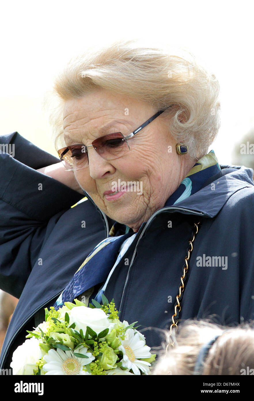 Queen Beatrix arrives for the celebration of the 100th anniversary of ...