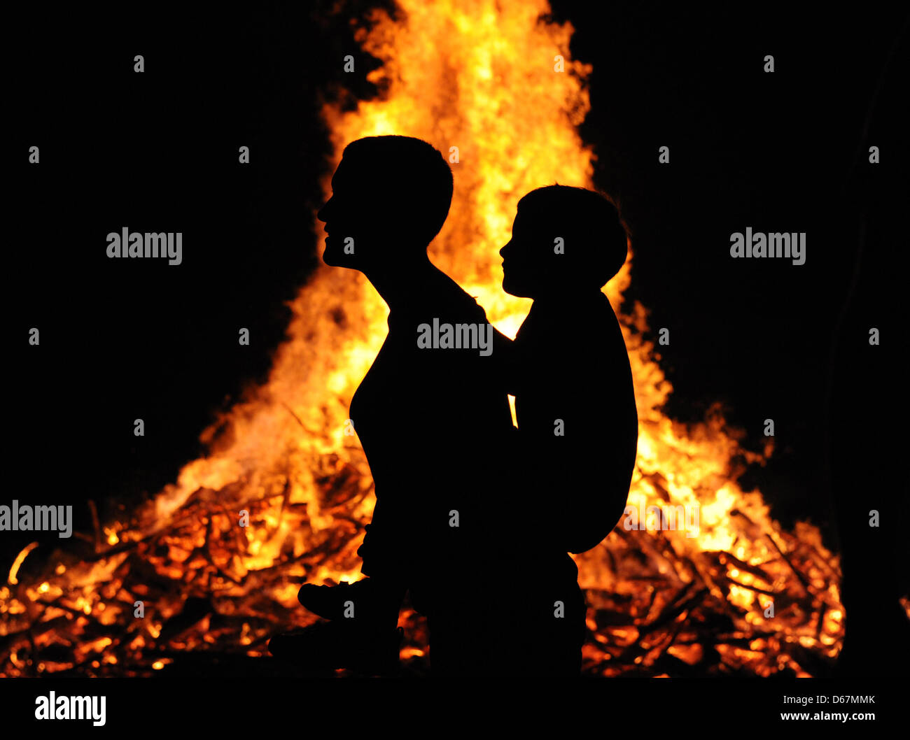 Customs And Traditions Midsummer Fire High Resolution Stock Photography ...