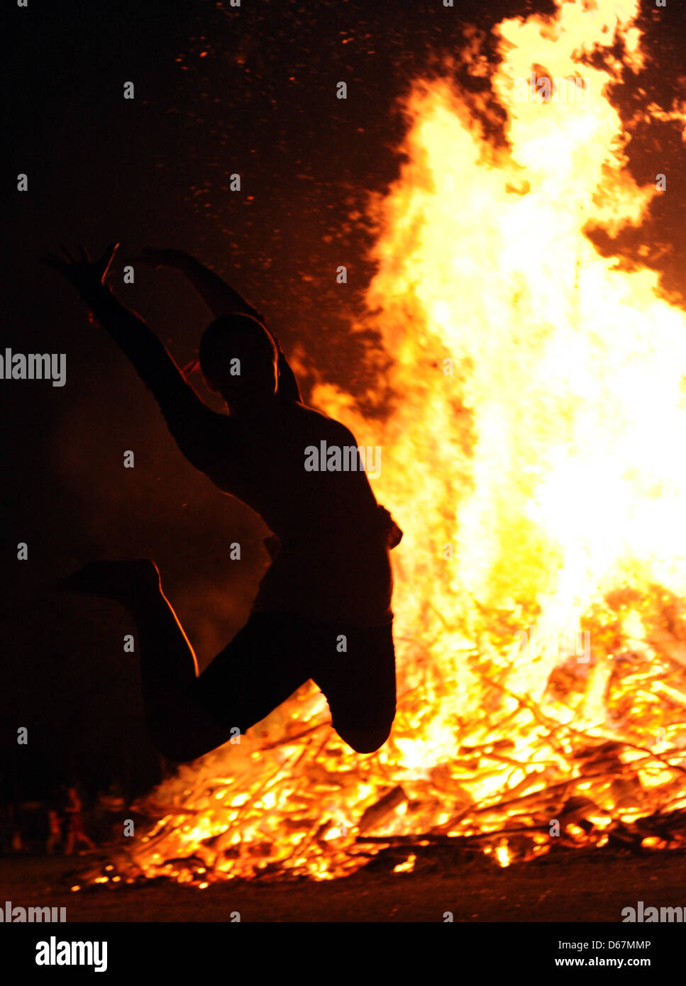 Customs and traditions midsummer fire hi-res stock photography and ...