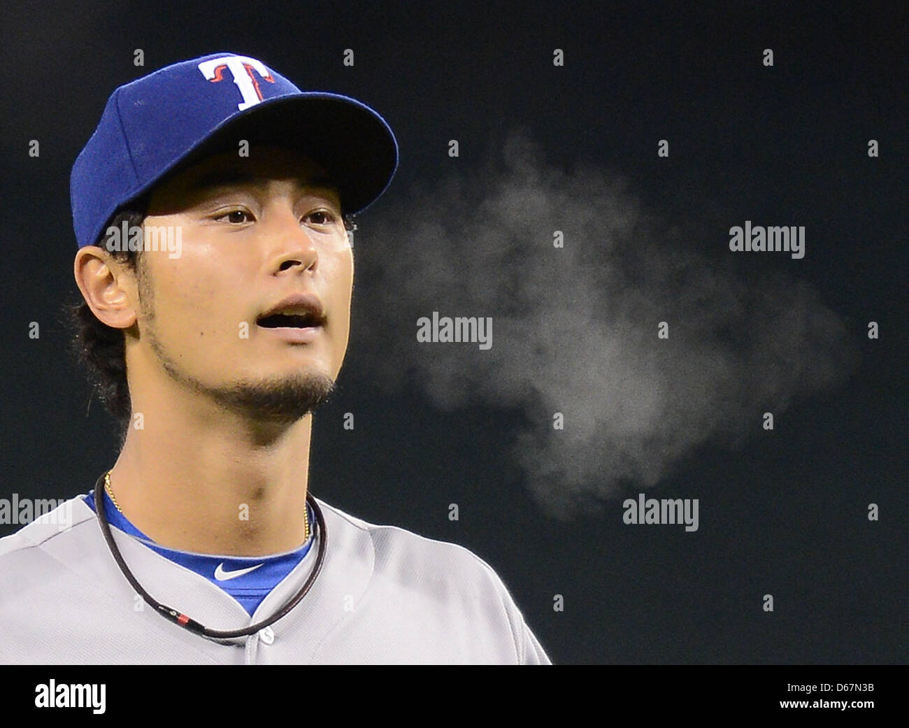Yu Darvish (Rangers), APRIL 12, 2013 - MLB : Pitcher Yu Darvish of the ...