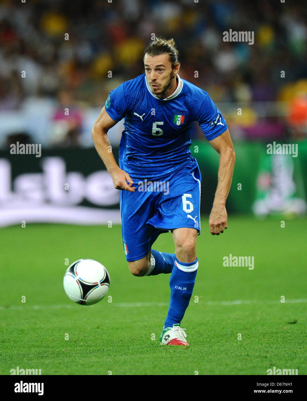 Italy's Federico Balzaretti during UEFA EURO 2012 quarterfinal soccer ...