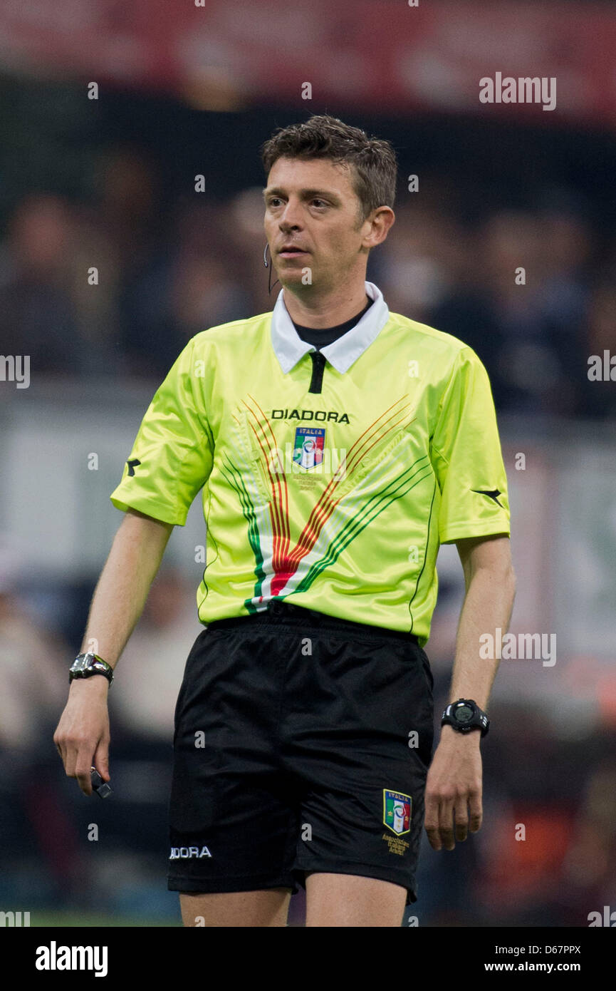 Italian referee gianluca rocchi of serie hi-res stock photography and ...