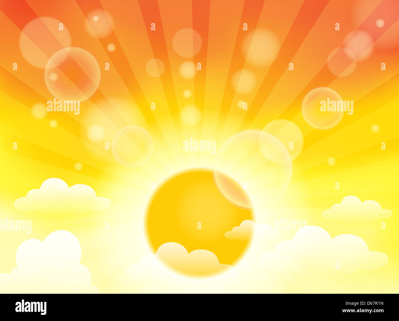 Abstract image with sunlight rays 4 - picture illustration Stock Photo ...