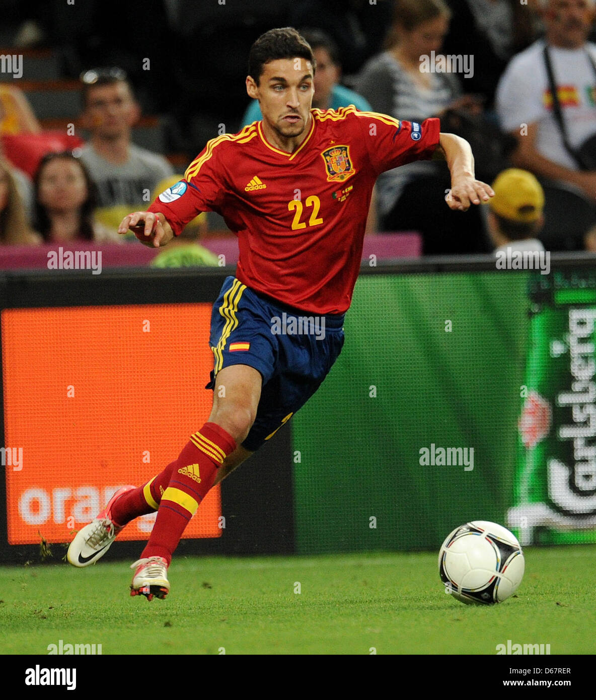 Jesus navas spain euro 2012 hi-res stock photography and images - Alamy