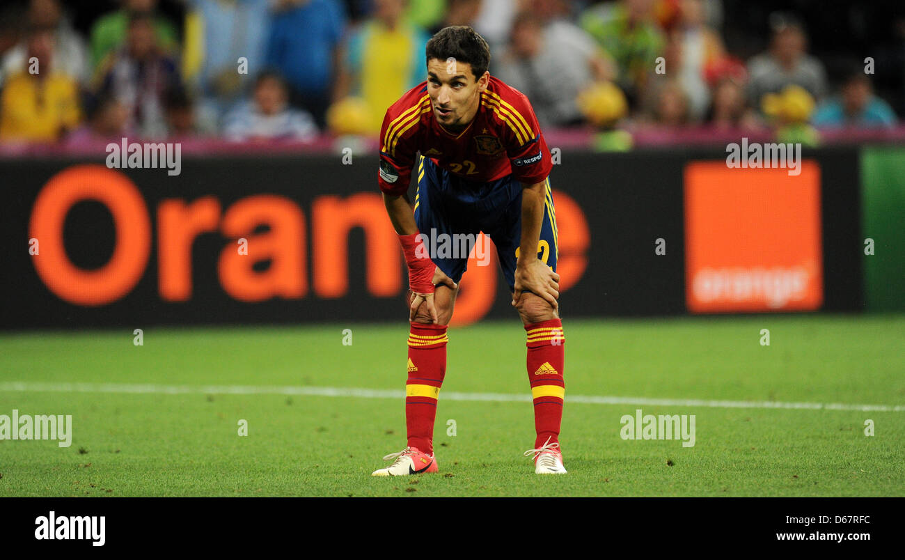 Jesus navas spain euro 2012 hi-res stock photography and images - Alamy