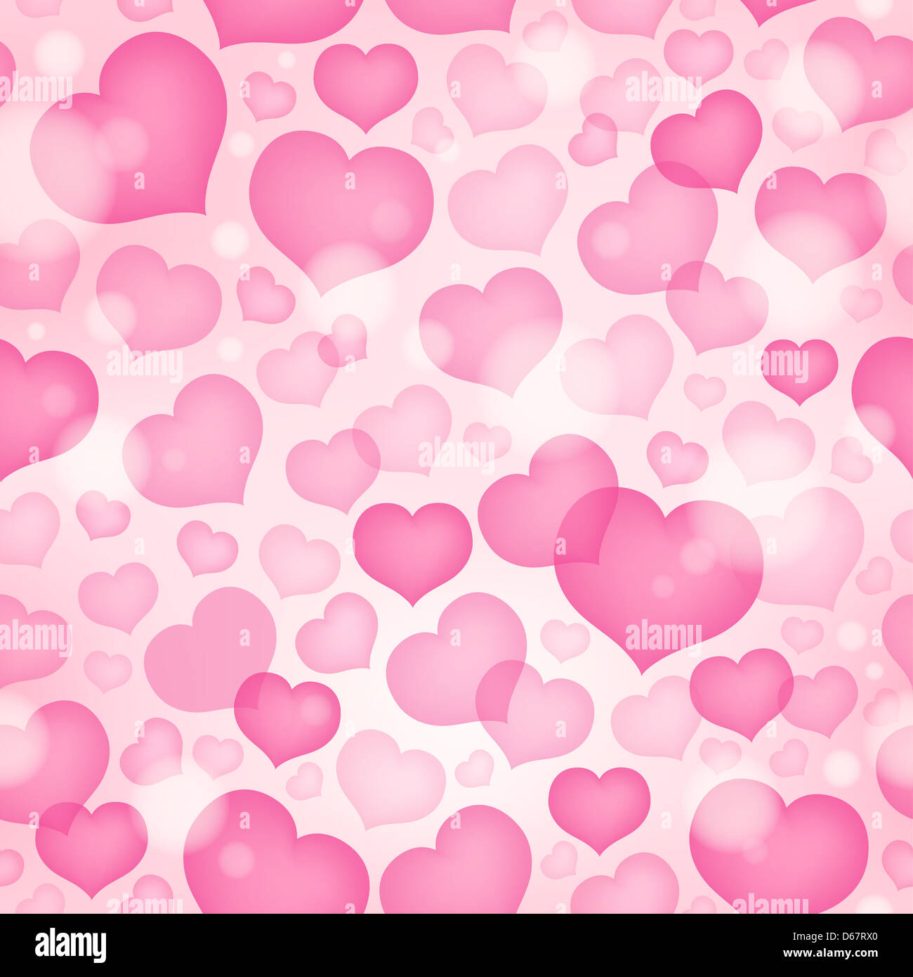 Seamless background with hearts 9 - picture illustration Stock Photo ...