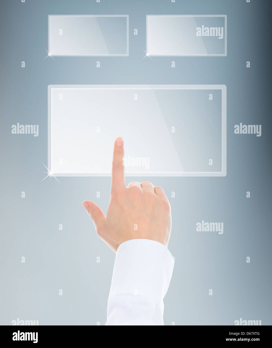 finger pushing keypad button Stock Photo - Alamy