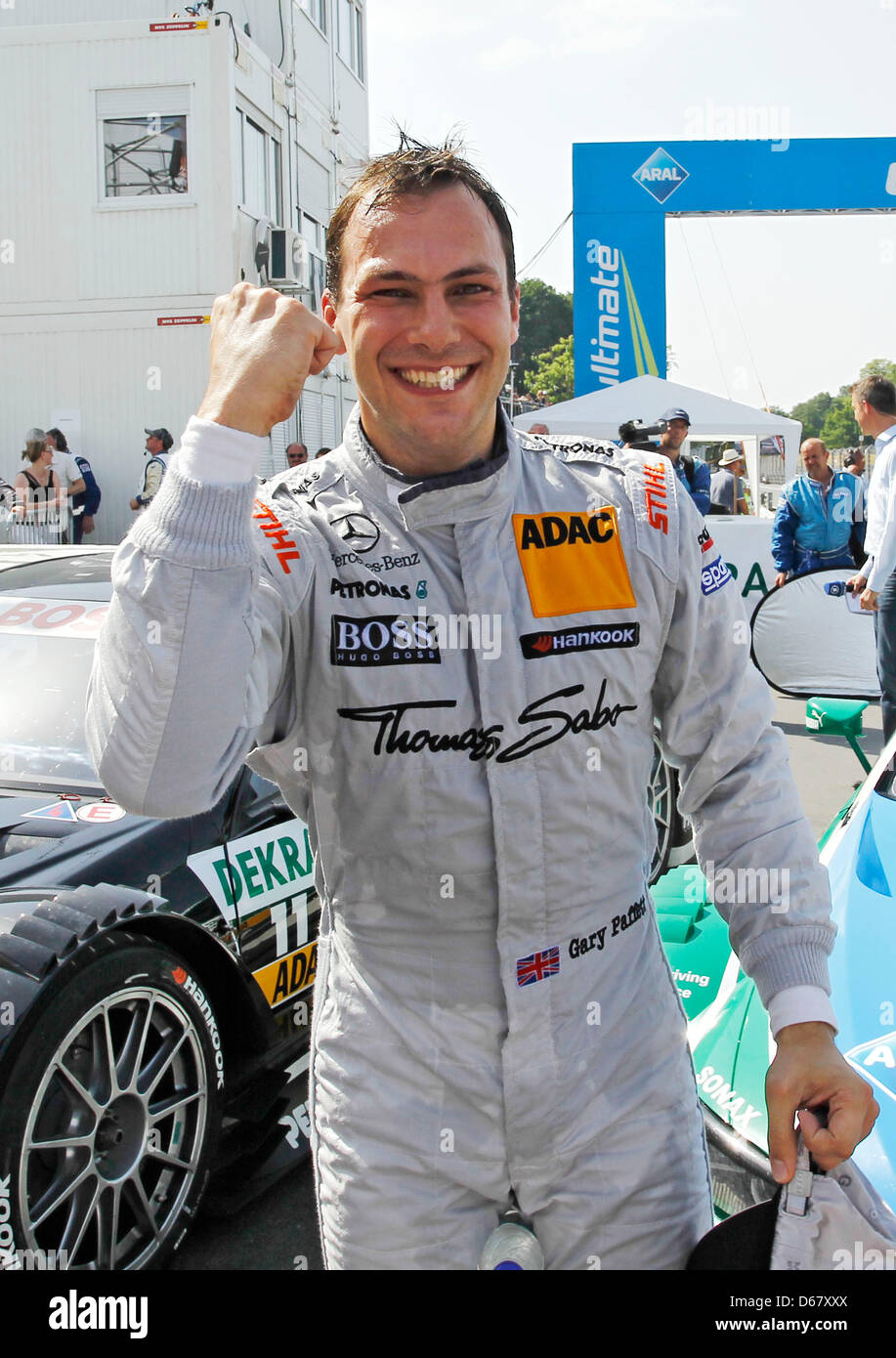 HANDOUT - A handout picture by Juergen Tap shows British Mercedes pilot ...