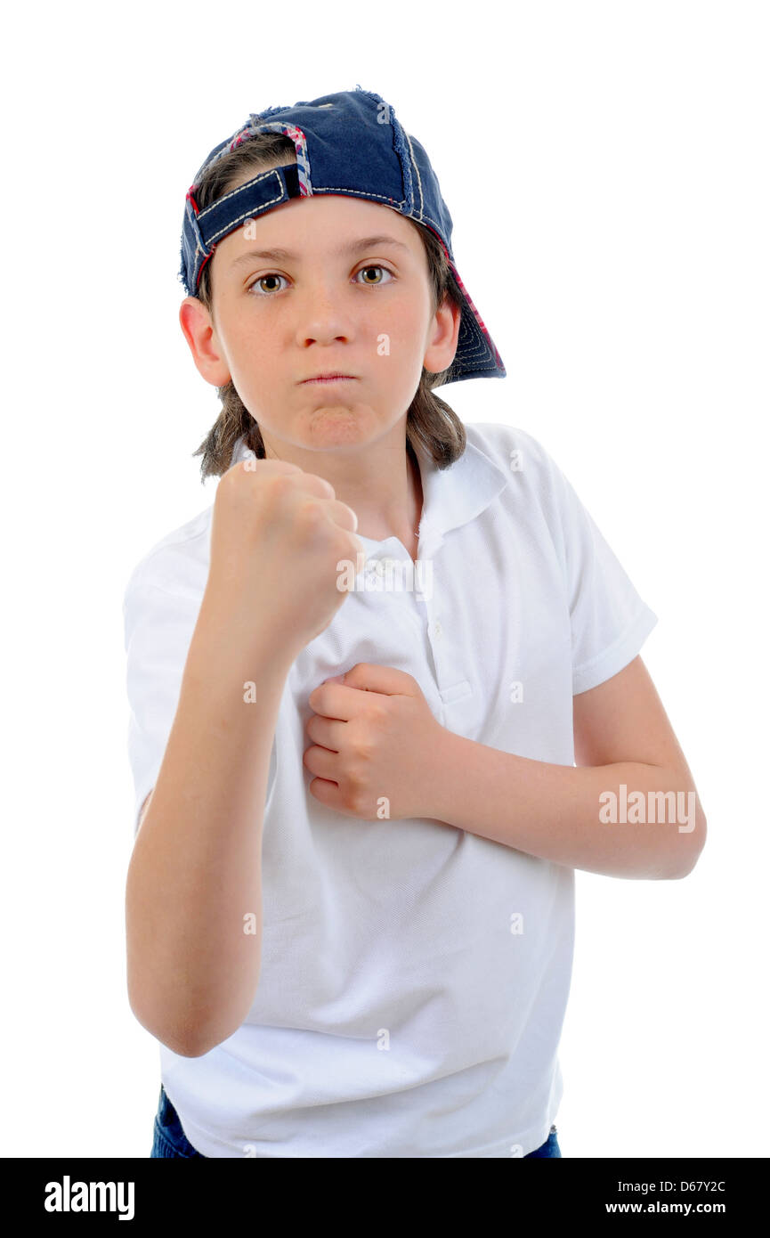 Angry little boy Stock Photo - Alamy