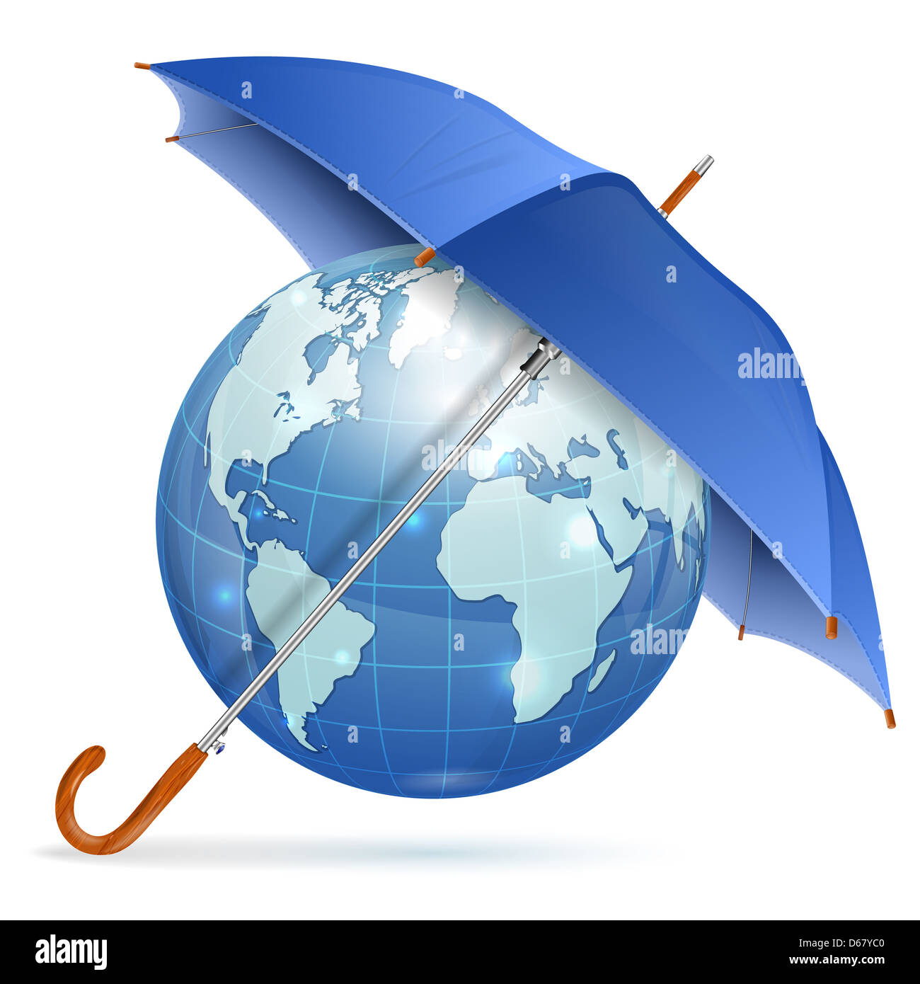 Earth protection umbrella safety hi-res stock photography and images ...