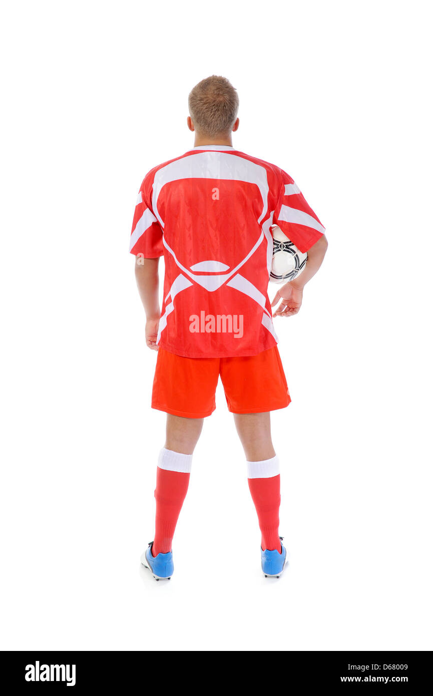 Young footballer back hi-res stock photography and images - Alamy