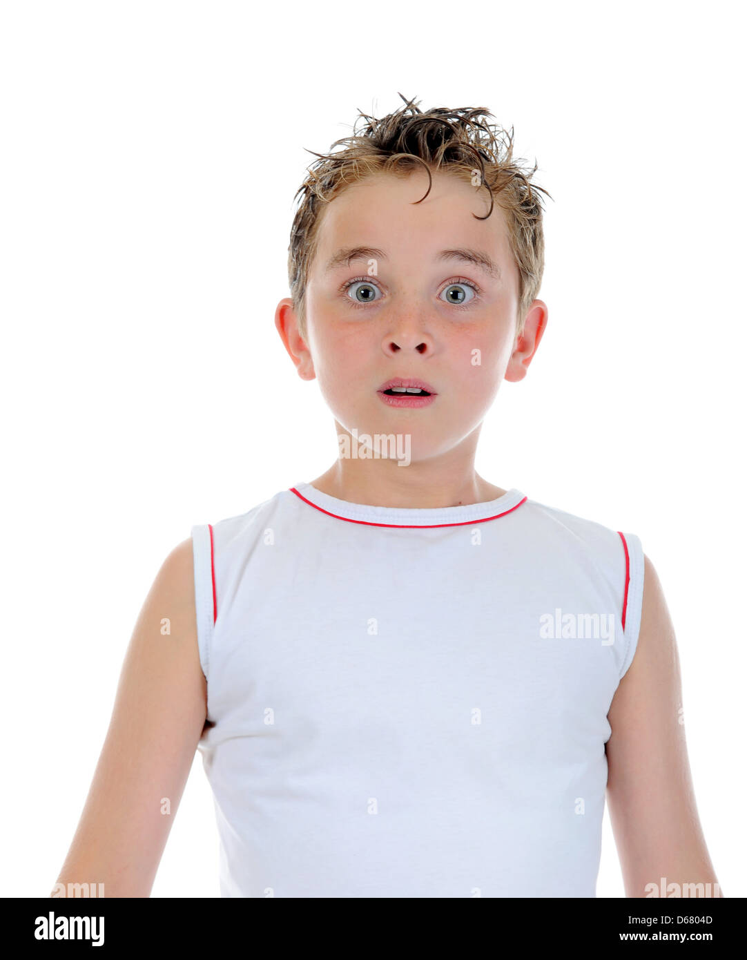 Angry little boy Stock Photo - Alamy