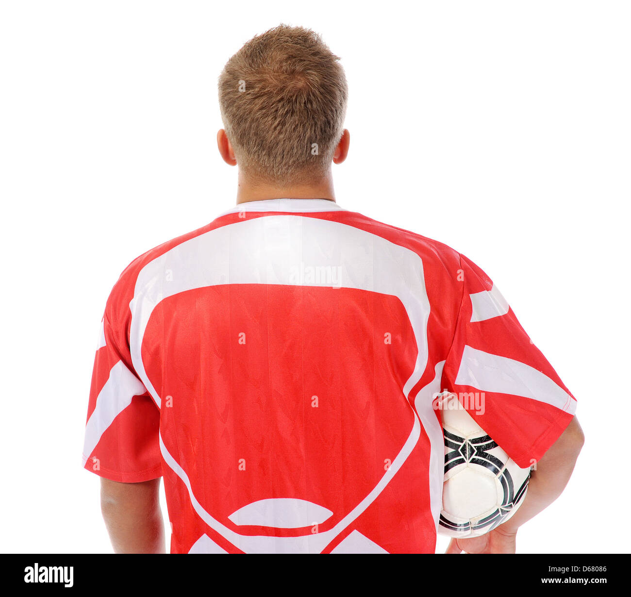 Back of footballer shirt hi-res stock photography and images - Alamy