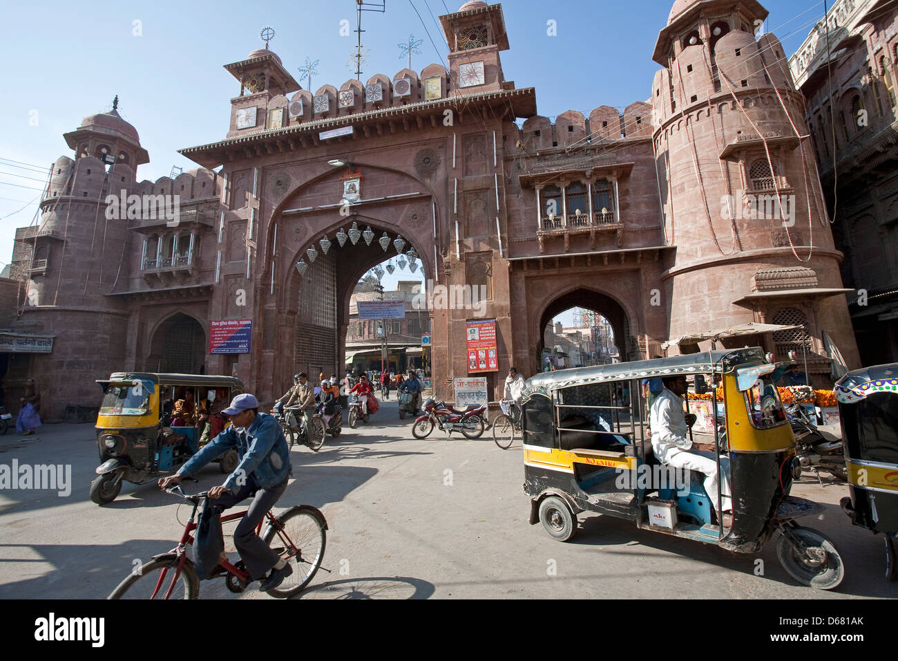 Kote Gate. Bikaner. Rajasthan. India Stock Photo - Alamy