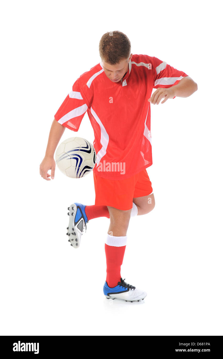 Athletic footballer Cut Out Stock Images & Pictures - Alamy