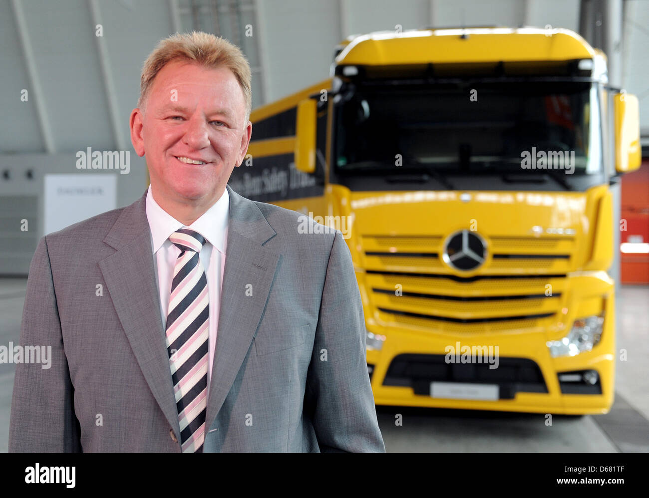 Andreas Renschler, member of the board of automobile company Daimler ...
