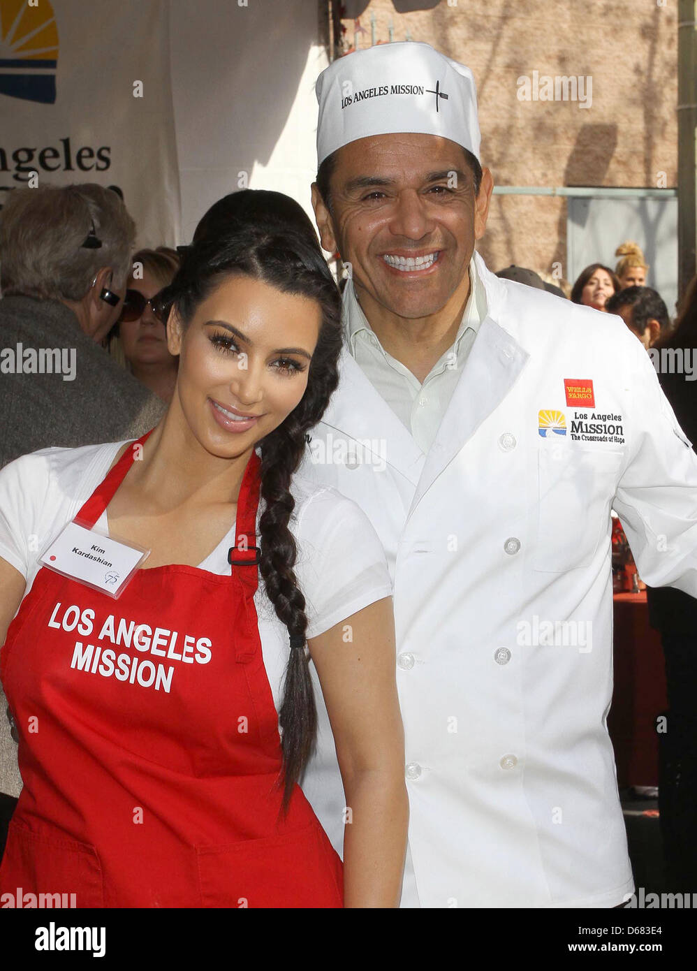 Kim Kardashian, Mayor Antonio Villaraigosa 75th anniversary of the Los ...